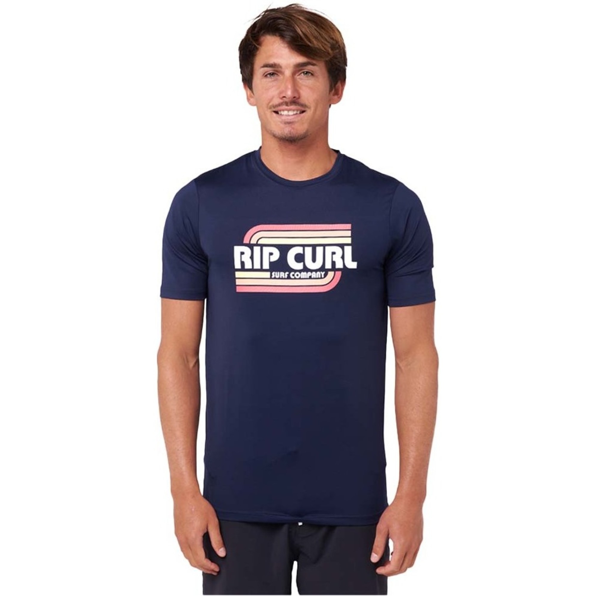 2022 Rip Curl Mens Yeh Mumma Short Sleeve Loose Fit Rash Vest 114mrv